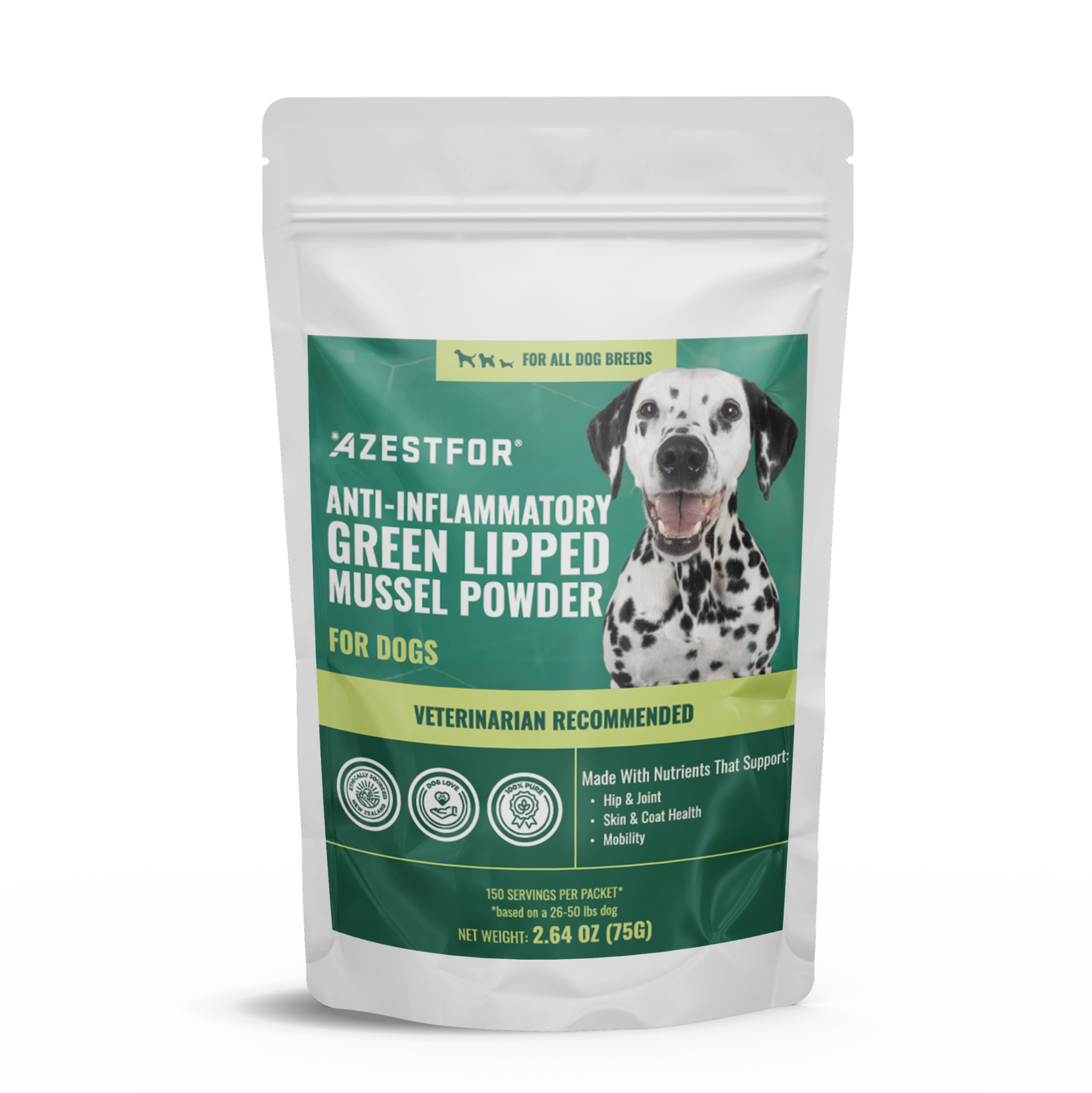 Green Lipped Mussel For Dogs Powder | Vet Approved | Boost Mobility ...